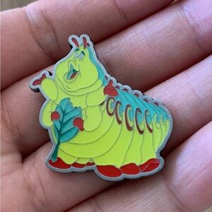 Disney | Jewelry | Disney Pixar A Bugs Life Caterpillar Heimlich Pin ...